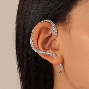 Other | Yiendoo Gothic Snake Ear Cuff Wrap Earring Gold Animals Crawler ...